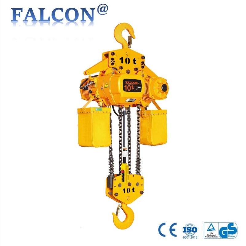 FALCON Electric Chain Hoist with Hook Suspension 7.5 Tons